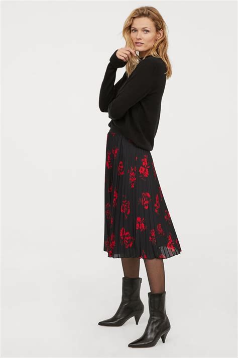H M Pleated Skirt Best Work Clothes For Women POPSUGAR Fashion Photo