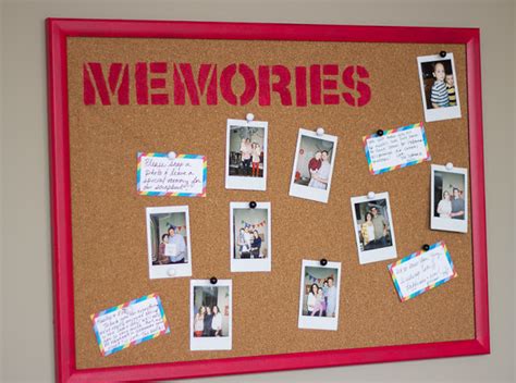Memory Board Ideas Image Memory Tables And Memory Boards From A