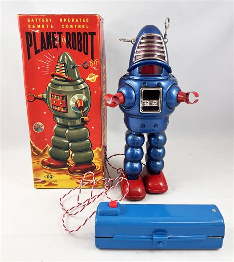Robot Remote Control Planet Robot Battery Operated Tin Toy