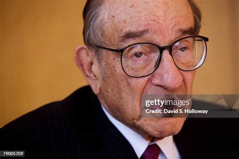 Alan Greenspan Portrait Photos And Premium High Res Pictures Getty Images