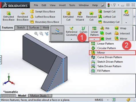 Solidworks Surfaces Mirror Solidworks Surfaces Mirror