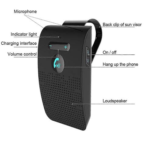 Bluetooth Car Kit Wireless Bluetooth4 2 Speakerphone Hands Free Car Kit