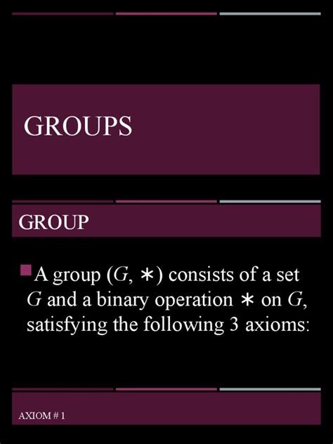 Groups Subgroups And Cyclic Groups Pdf Group Mathematics
