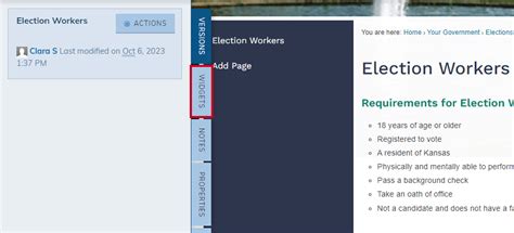 Add Manage Tabbed Widgets On A Page Municipal Websites Central Help Center