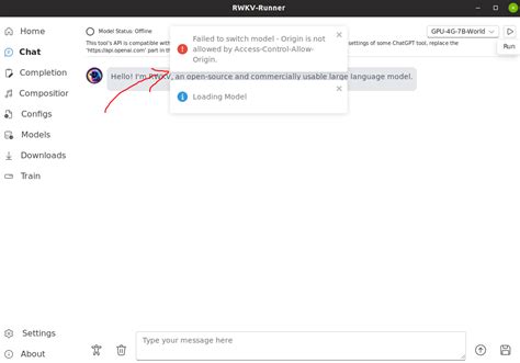 Failed To Switch Model Origin Is Not Allowed By Access Control Allow