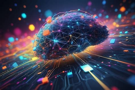 Premium Photo Big Data And Cybersecurity 3d Illustration Neural