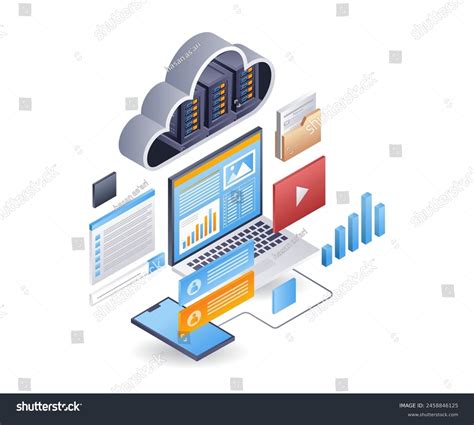 Computer Data Analyst Business Company Infographic Stock Vector Royalty Free 2458846125