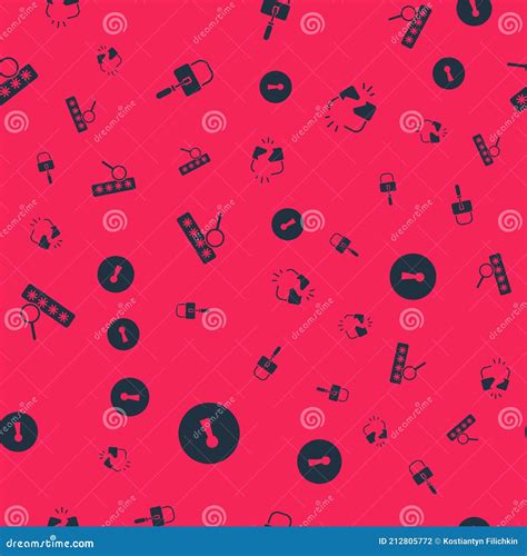 Set Keyhole Lock Picks For Lock Picking Password Protection And Broken Cracked On Seamless