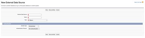 Using An Endpoint With Salesforce External Data Source Own Portal Own