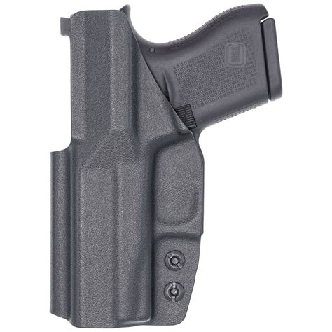 Rounded Holster Fits Glock 43 43x Mos Iwb Kydex Optic Ready