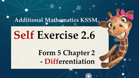 Form 5 Add Maths KSSM Chapter 2 Differentiation Self Exercise 2 6