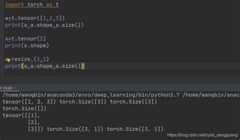 pytorch 中 数、数组、矩阵 向量也是矩阵 的区别 数组向量矩阵的区别 csdn博客
