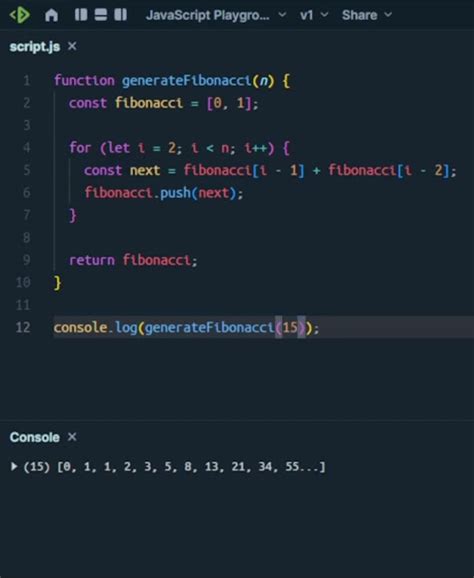 Generate Fibonacci Numbers In Js Shorts Coding Javacript Youtube