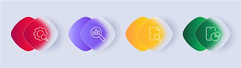 Data Analysis Set Icon Setup Search Database File Access Networks Website Diagram Monitor Pie