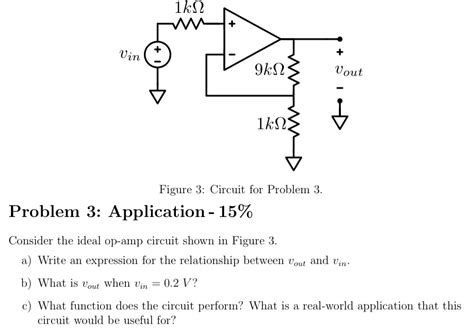 solved figure 3 circuit for problem 3 problem 3