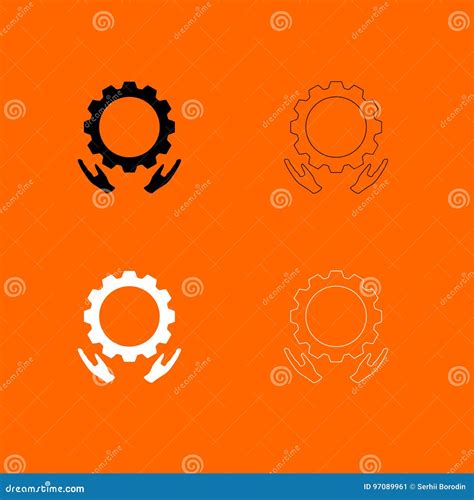 Preventative Maintenance Icon Black Color In Circle Vector Illustration