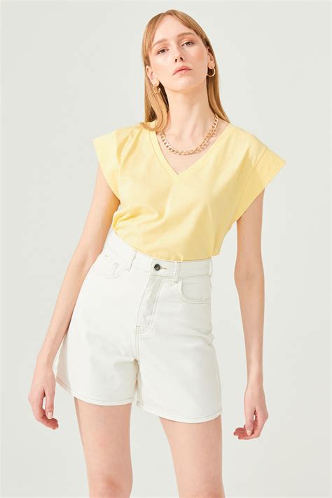 Yüksek Bel Şort Adl