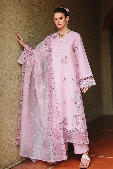 Cross Stitch Embroidered Lawn Edit Vol 2 Lavender Luxe Raja Sahib