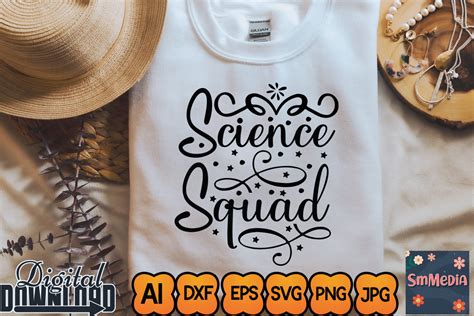 Science Squad Svg Cut File Graphic By Smmedia · Creative Fabrica
