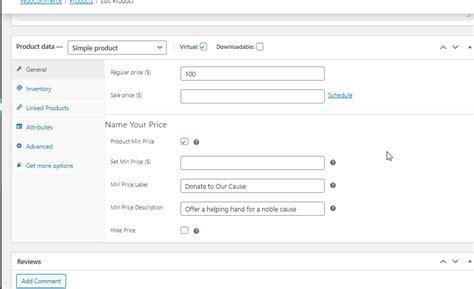 Accept Donations Using Woocommerce Name Your Price Free Plugin