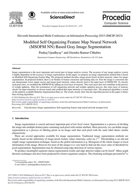 pdf modified self organizing feature map neural network msofm nn