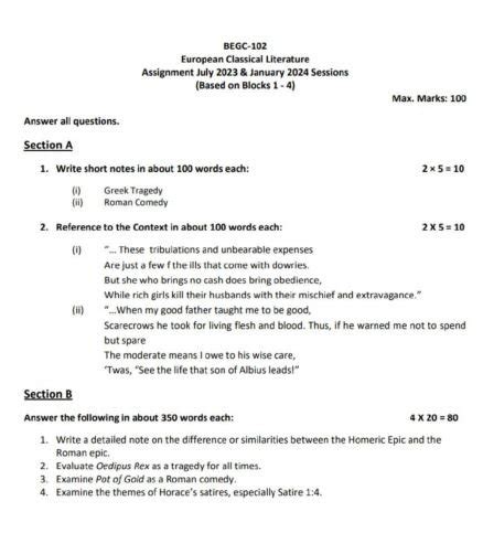 IGNOU BEGC Solved Assignment IGNOU Solved Assignment Download PDF