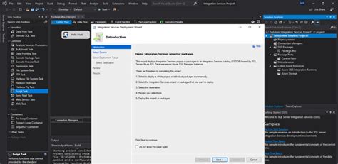 Sql Server Integration Services Ssis Basics Script Task