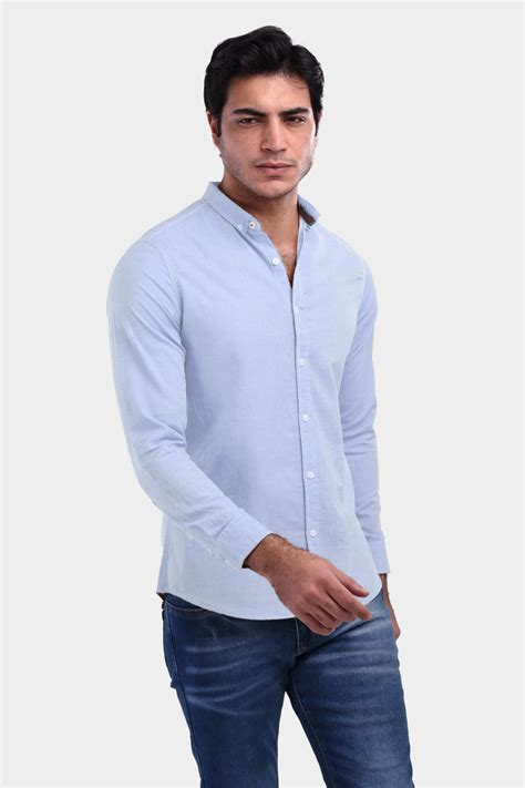 قميص سليم فيت لبني Tie House