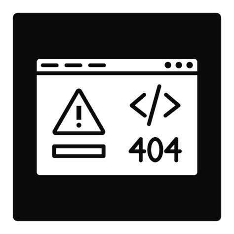 Premium Vector Code Error Icon