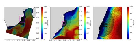 Nested Hydrodynamic Model Bathymetry And Mesh Download Scientific Diagram