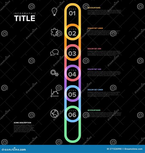 Vertical Progress Step Phase Indicators With Steps Vector Illustration CartoonDealer Com