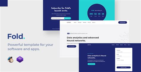 Fold Software And App Template By YDirectionThemes ThemeForest