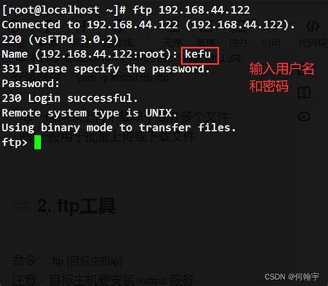 linux的ftp安装、使用和配置（ftp客户端管理工具） linux ftp客户端 csdn博客