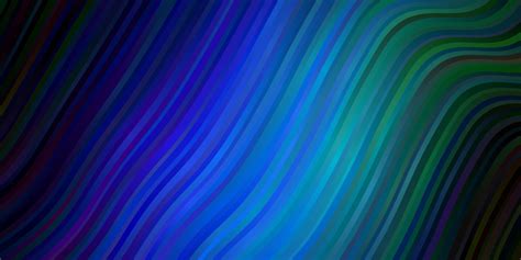 Dark Multicolor Vector Texture With Wry Lines Colorful Geometric