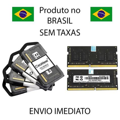 Memória Ram Ddr4 Notebook 8gb 3200mhz Ceamere Original No Brasil Sem