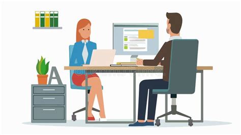 Efficient Workflow And Remote Business Communication Concept Stock Vector Illustration Of