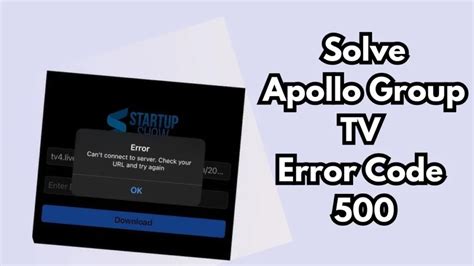 How to Fix Apollo Group TV Error Code 500: Step by Step Guide - Izoate
