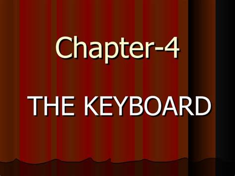 Parts Of Keyboard And Proper Handling Ppt