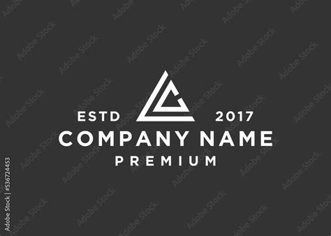 Letter Lc Triangle Logo Design Vector Illustration Template Stock Vector Adobe Stock Letter Lc Triangle Logo Design Vector Illustration Template Stock Vector Adobe Stock