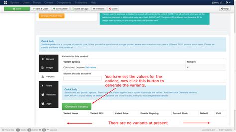 How To Create A Variable Product In J Store LTHEME