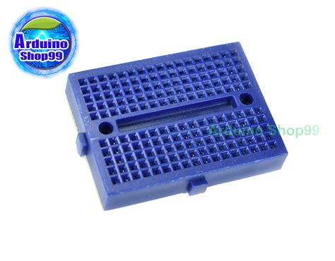 บอร์ดทดลองขนาดเล็กสีน้ำเงินขนาด 170 ช่อง Protoboard Breadboard Blue 170 Holes Arduinoshop99