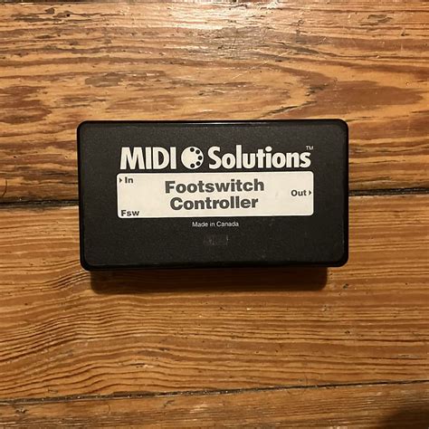 Midi Solutions Footswitch Controller Reverb