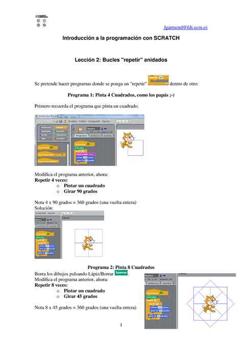 Introducción 2 A La Programación Con Scratch Bucles Lgarmendfdiucm