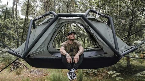 Ark Combines The Best Of Inflatable Exoskeleton Tent With A Hammock