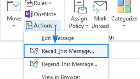 How To Recall Replace An Email In Outlook Appuals