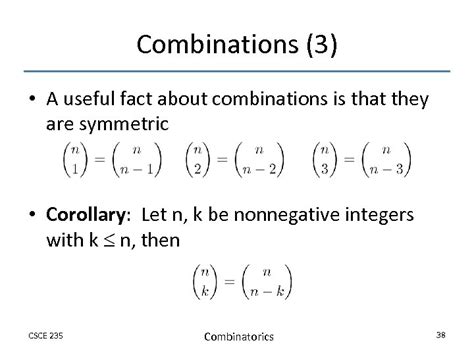 Combinatorics Section
