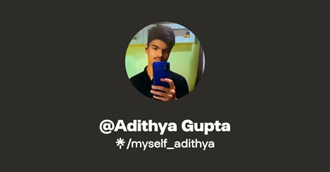 Adithya Gupta Instagram Facebook Linktree