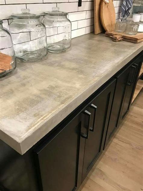 Nice Beautiful Concrete Countertops Island Casters