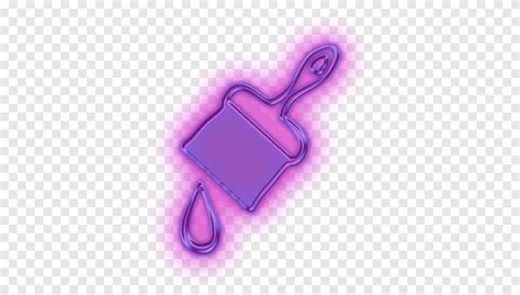 페인트 브러시 그림 페인트 롤러 그림 자 제비꽃 Png Pngegg