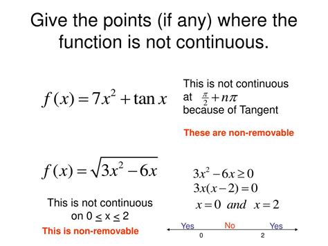 PPT Calculus I Chapter 2 6 Continuity PowerPoint Presentation Free